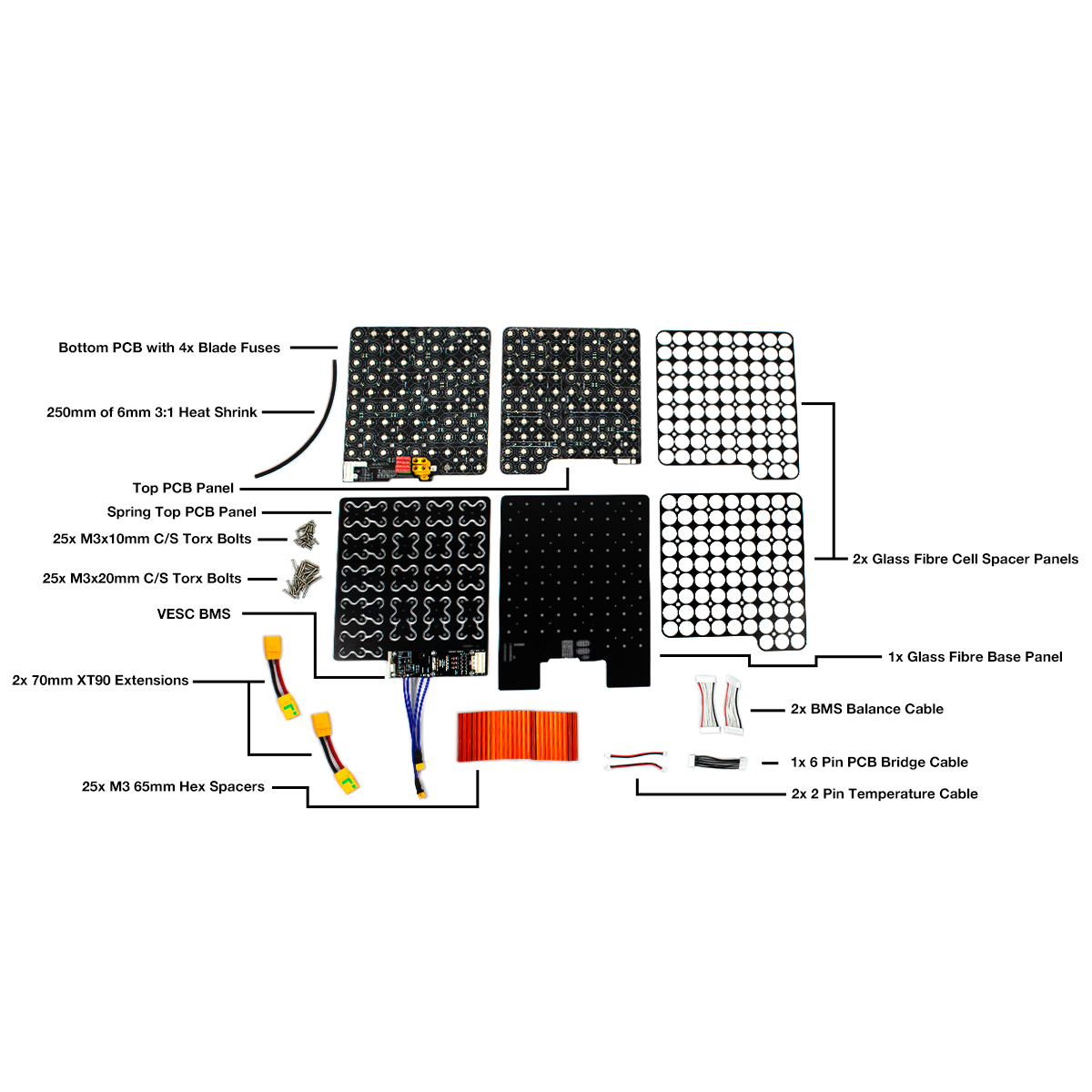 21700 PCB Cell Pack with BMS - Custom - Trampa - The world leading ...